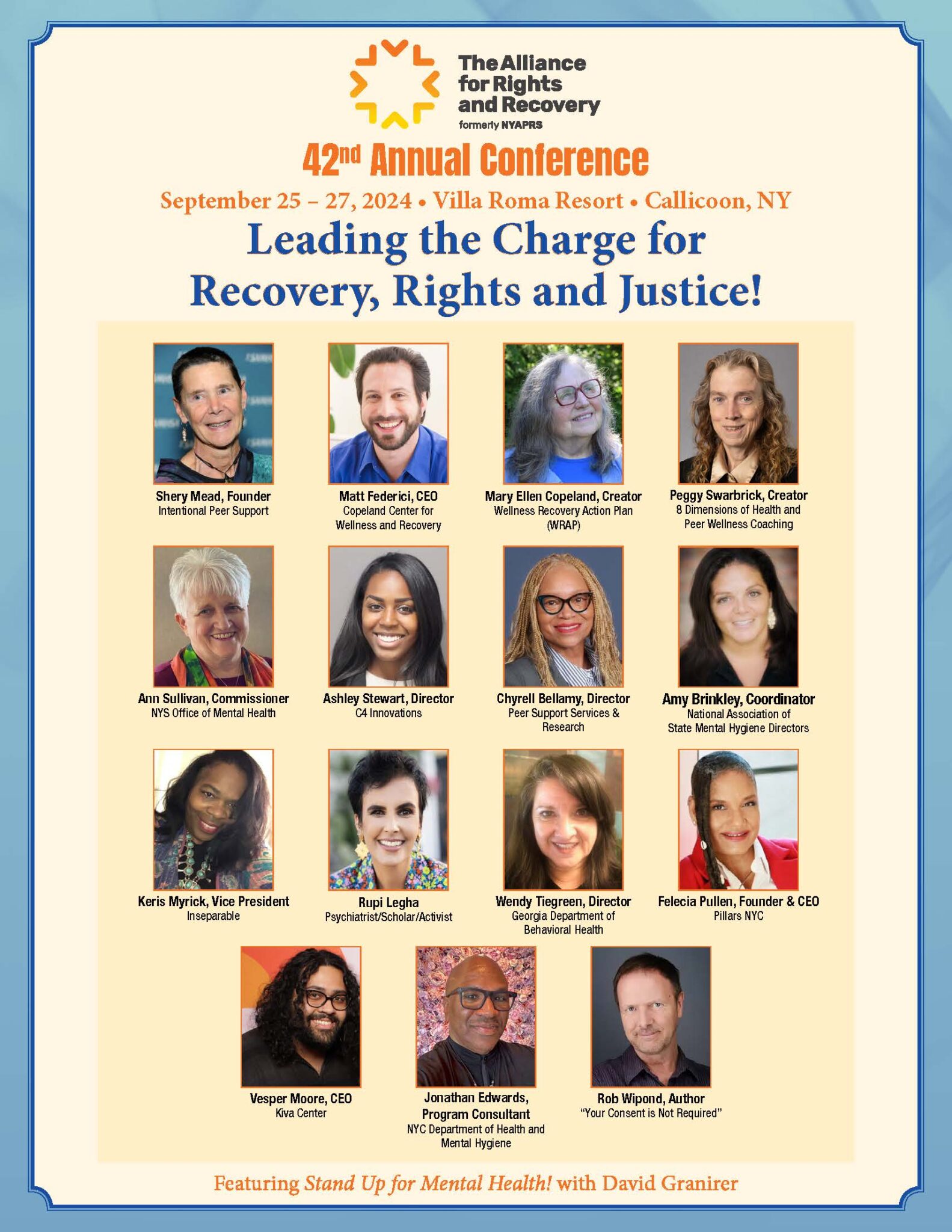 2024 Annual Conference - The Alliance for Rights and Recovery