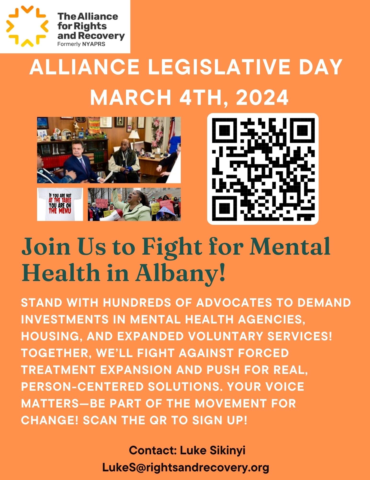 Annual Legislative Day - The Alliance for Rights and Recovery