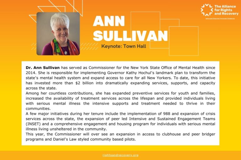 Meet Alliance Conference Keynote OMH Commissioner Ann Sullivan ...