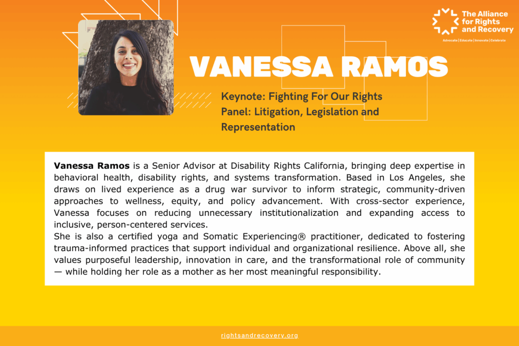 Meet Alliance Conference Keynote Panelist VANESSA Ramos: Register Today! - The Alliance for ...